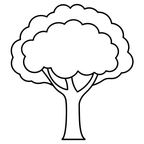 Simple Tree Line Drawing Minimal Sketch In Side View Premium Ai Generated Vector