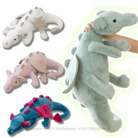 30 90cm Cartoon Hot Flying Dragon Plush Toy With From The Medallion1