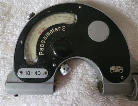 Vintage Carl Zeiss Jena Indicating Micrometer Passameter 18 40 W