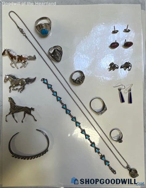 845g Of Southwestern Style Sterling Silver Fine Jewelry