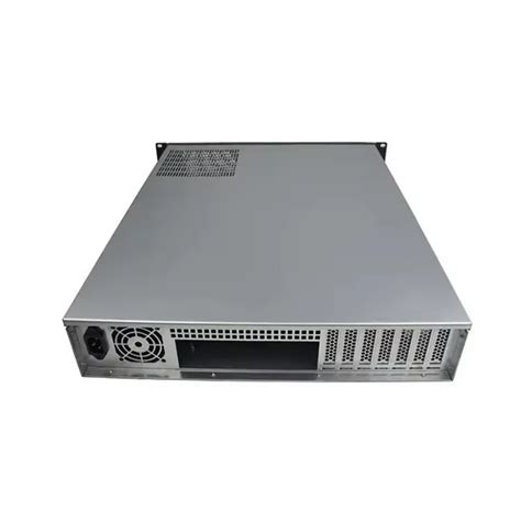 2u 19 Inch Rackmount Mini Itx Dual System Compact Server Case Rackmount Chassis Industrial Pc