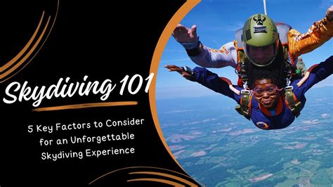 Skydiving 101 5 Essential Tips For A Spectacular First Time Experience