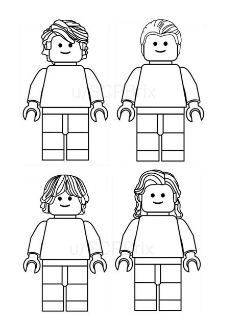 How To Draw Lego Hair