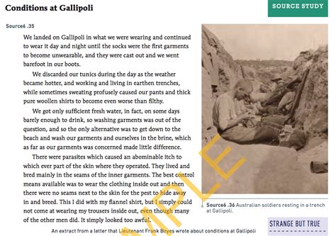 Lesson 1 Warfare Perspectives On Gallipoli The Johnnies And The Mehmets