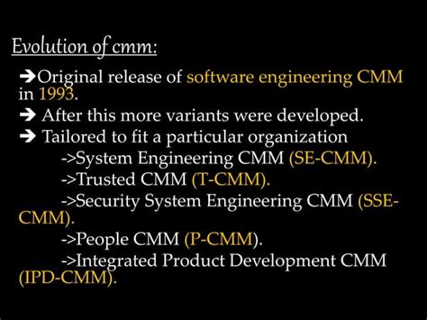 Capability Maturity Model Pptx Business Business And Finance