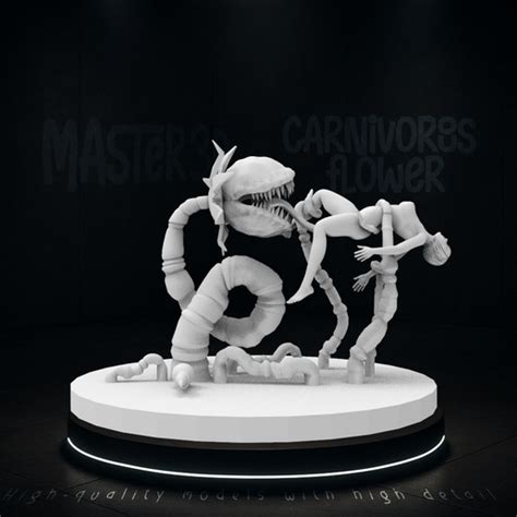 💐 Tentacles Attacked Raping The Predatory Flower・ 3d File For 3d