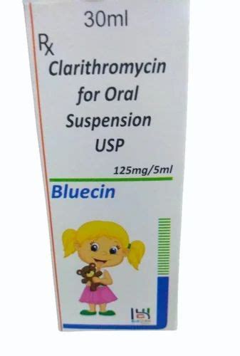 30ml Clarithromycin Oral Suspension Usp 125 Mg5 Ml At ₹ 333box In Kalka