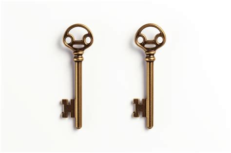 Premium Photo Key Design Isolated On White Background