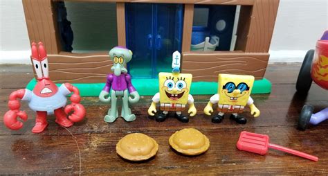 Imaginext Spongebob Krusty Krab Kastle Playset With The Speed Boat And