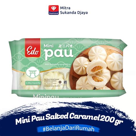 Jual Mini Pau Salted Caramel Bakpau Edo Mini Pau Salted Caramel