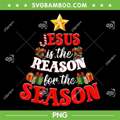 Jesus Is The Reason For The Season Clip Art Black And White
