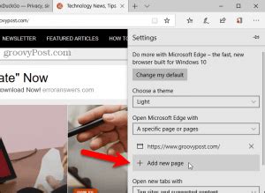 How To Open The Same Set Of Web Pages Every Time You Start Your Browser