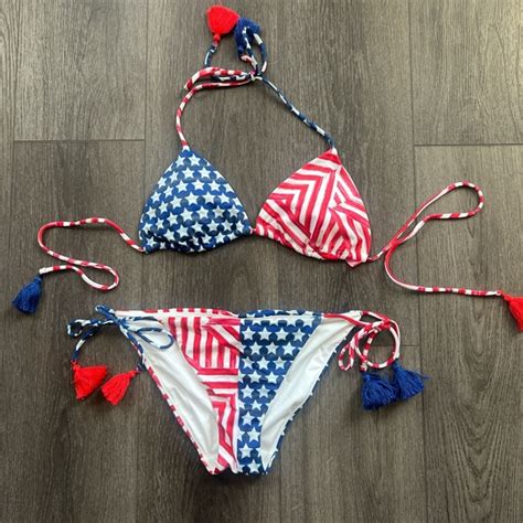 Victorias Secret Swim Rare Victorias Secret Patriotic Stars