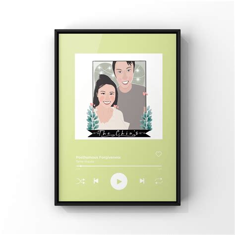 Custom Spotify Album Cover Spotify Drawing Custom Portrait Etsy Artofit