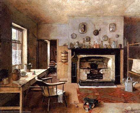 Buy Museum Art Reproductions Kitchen At The Old King Street Bakery 1884 By Frederick Mccubbin