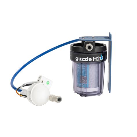 Guzzle H2o Stealth Flex Carbon Block Filtration Uv Purification