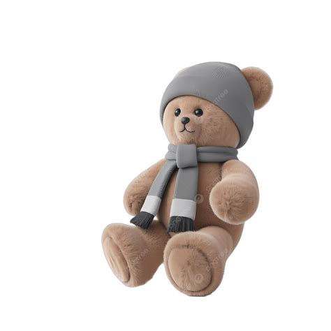 A Teddy Bear In A Sweater Sweater Teddy Cute Toy Cartoon Image Png