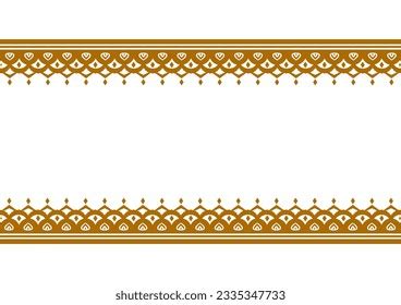 Indian Style Decorative Frame Vector Data Stock Vector Royalty Free