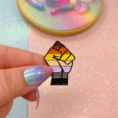 Lgbtq Pride Flag Enamel Pin Abprallen