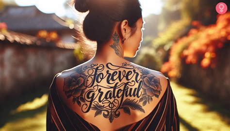 8 Thoughtful Gratitude Tattoo Ideas With Meanings