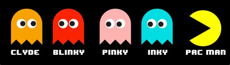 Pac Man Ghosts Personalities Lets Celebrate Pac Mans 42nd Birthday