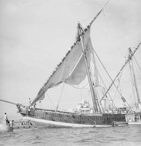 An Indian Kotia Type Dhow Anchored At Colombo Ceylon Royal Museums