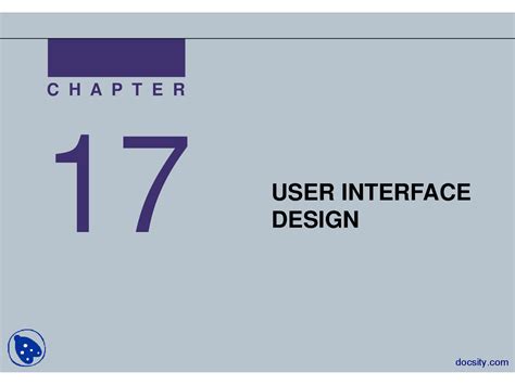 User Interface Design System Analysis And Design Lecture Slides Docsity