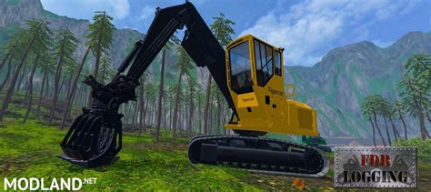 Fdr Logging Tigercat 875 Log Loader Mod For Farming Simulator 2015