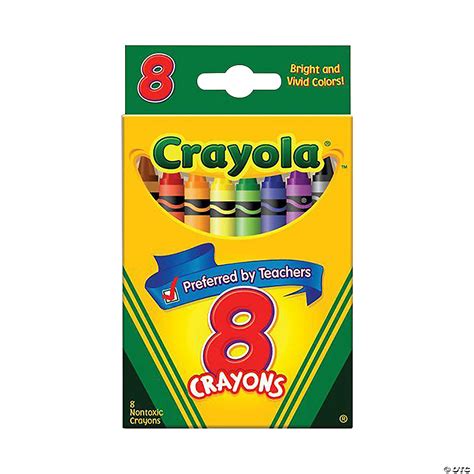3 12 Bright 8 Color Crayola® Crayons Art Supply Pack Oriental Trading