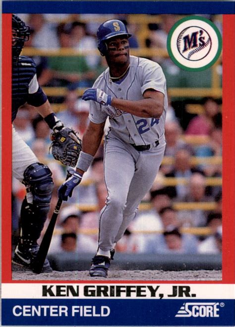 1991 Score 100 Superstars 5 Ken Griffey Jr Nm Mt