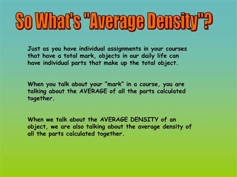 Ppt Density Vs Average Density Powerpoint Presentation Free