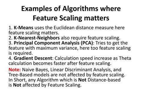 Data Preprocessingfeature Scaling Methods Ppt