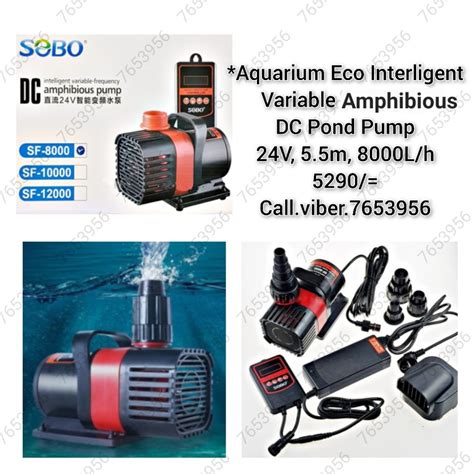 Aquarium Interligent Variable Frequency Amphibious Eco Dc Pond Pump
