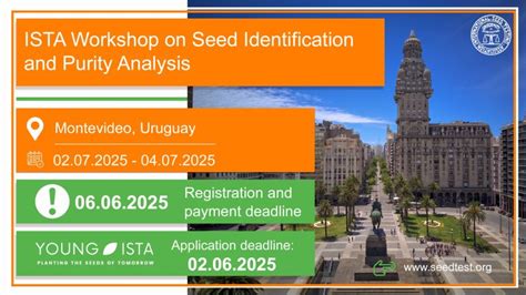 Ista Seedtesting Seedtest Seedquality Istaworkshop Youngista