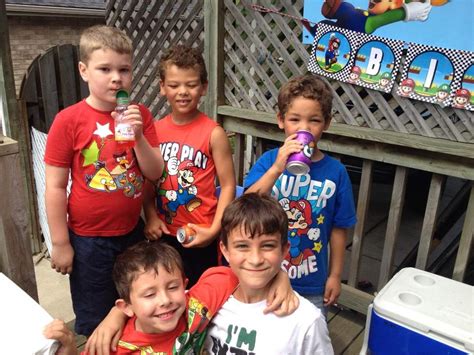 Super Mario Brothers Birthday Party Ideas Photo 6 Of 11 Catch My Party