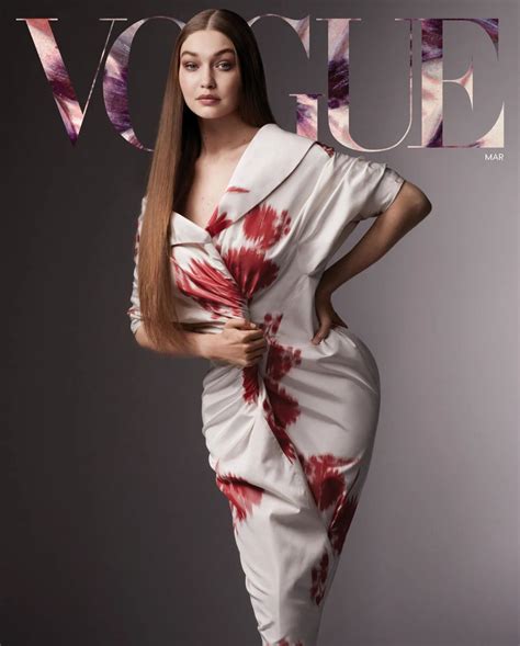 Gigi Hadid Vogue Us March 2021 • Celebmafia