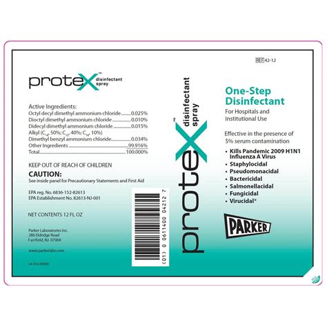 Protex Disinfectant 12 Oz Spray Bottles 42 12