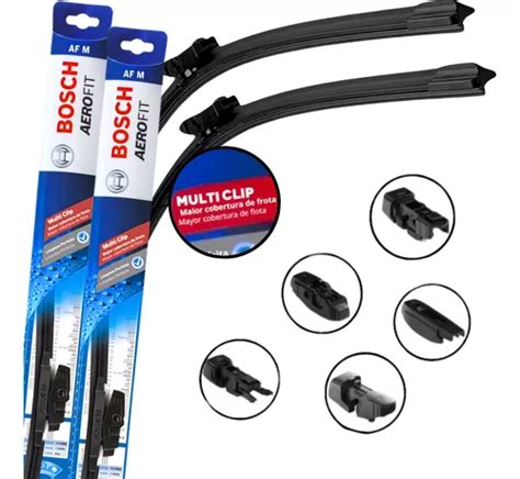Par Palheta Limpador Parabrisa Multiclip Original Bosch Frete Grátis