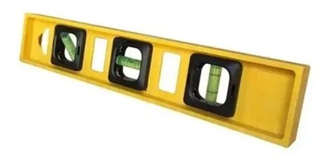 Nível Em Plástico 3 Bolhas Com Régua 30 Cm E 12 Polegadas Mercadolivre