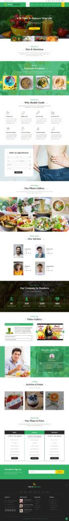 Nutrition Wordpress Theme For Dietician And Health Related Businesses