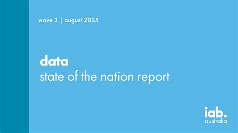 Data State Of The Nation 2025 Iab Australia