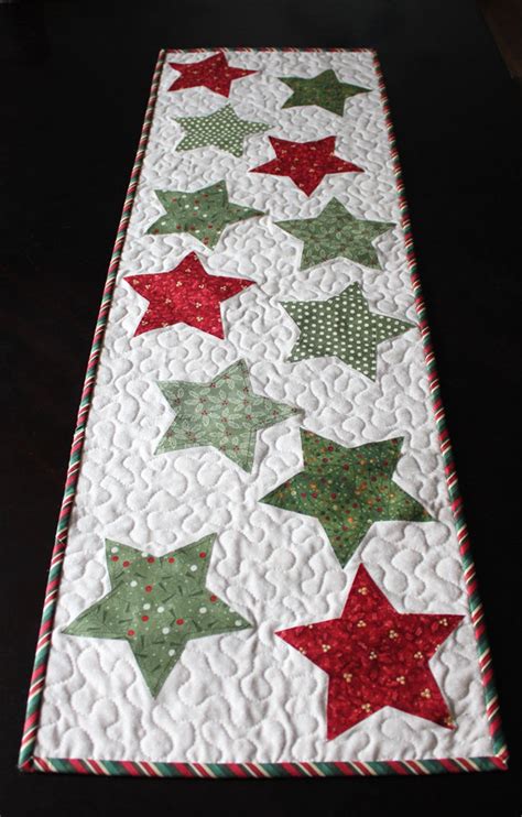 Christmas Star Table Runner Pattern Pdf Etsy