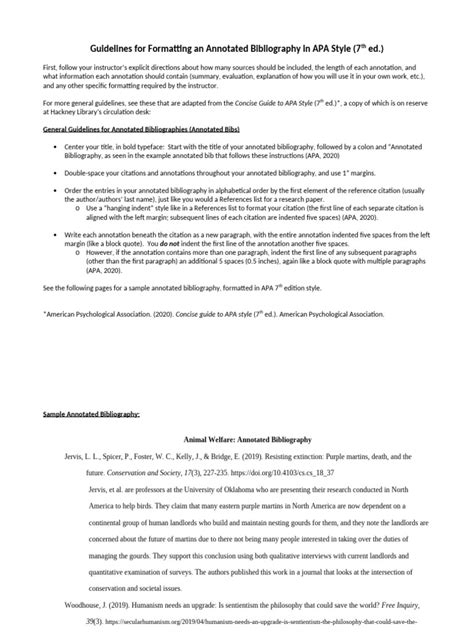 Apa 7th Edition Formatting Rules Tomp