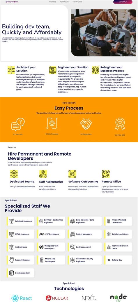 Html Development Single Page With Dynamic Menu Freelancer