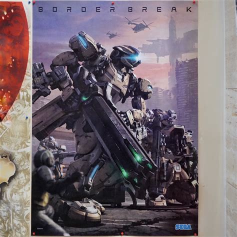 Border Break Poster Arcade Tokyo