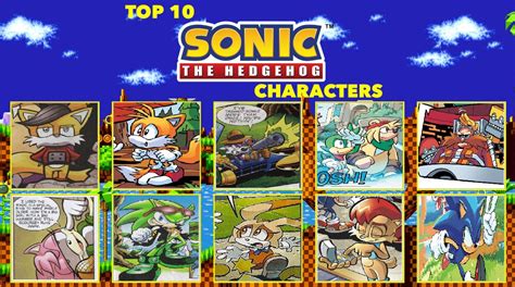 My Top 10 Sonic Characters By Nightyoshi12 On Deviantart