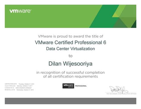 Vmware Certified Professional 6 Data Center Virtualization