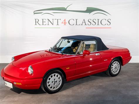 1990 Alfa Romeo Spider Duetto Red Manual 5 Speed Left Hand Drive In