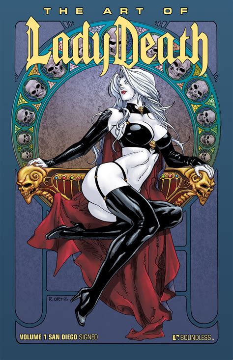 Richard Ortiz Sketchbook The Art Of Lady Death Alternate Covers
