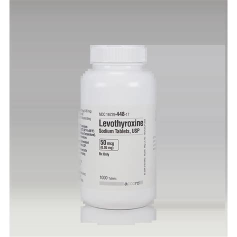 16729 448 17 Levothyroxine Sodium 50 Mcg 90 Tabs